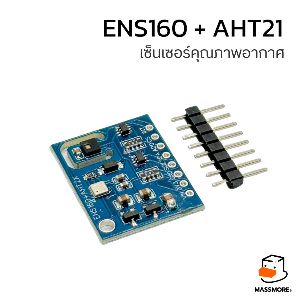 ENS160 AHT21 เซ็นเซอร์วัดคุณภาพอากาศ CO2 eCO2 TVOC AirQuality Temp ...