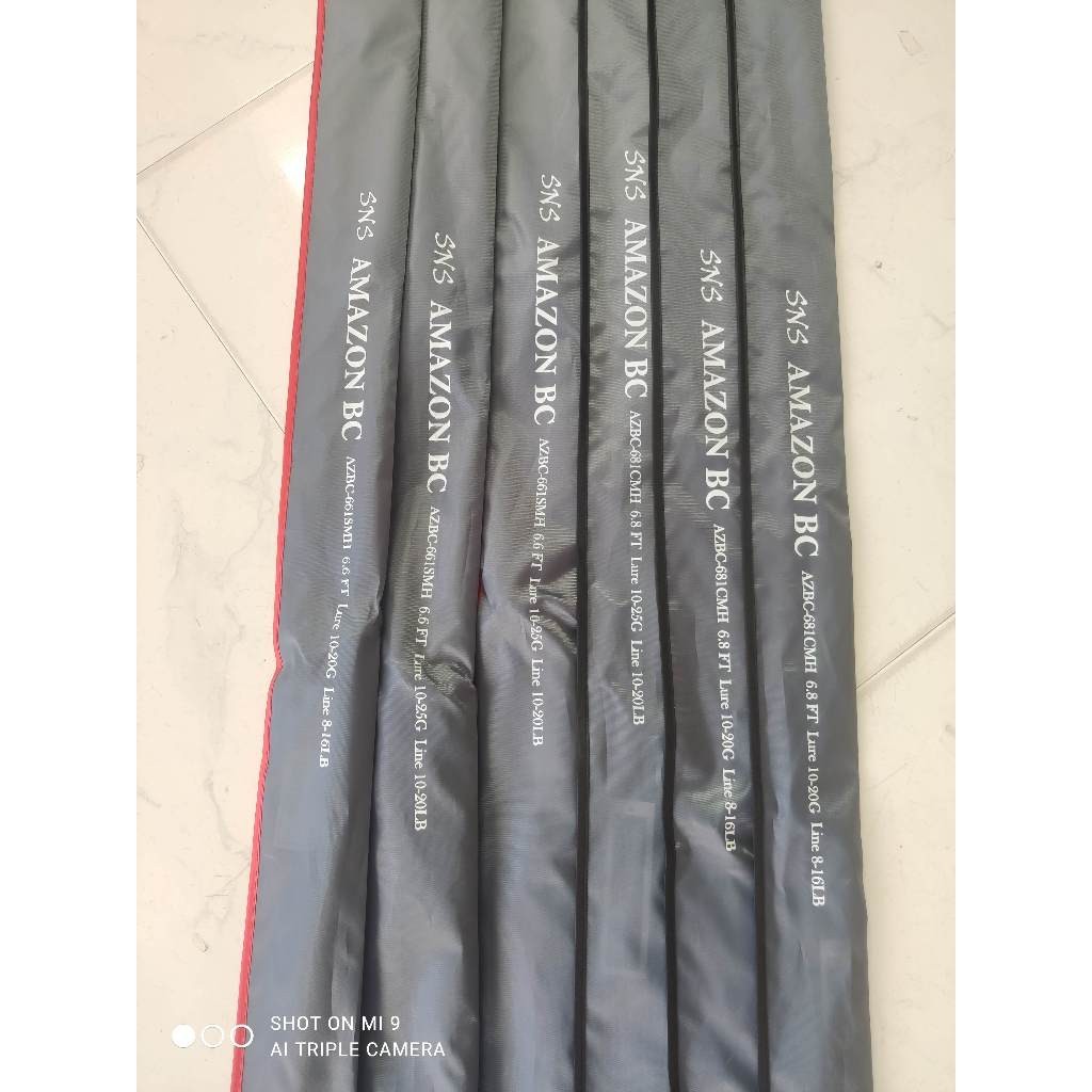 คัน SNS AMAZON BC คันท่อนเดียว มีทั้งสปินและเบท ยาว 6.6’ และ 6.8 ...