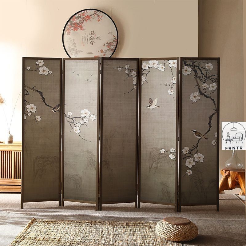 Foldable Screen Partition Japanese Style Foldable Divider Room ...