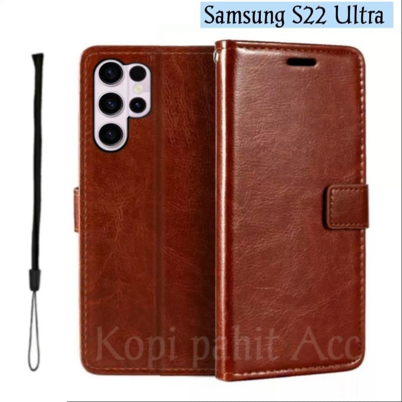 ปลอก HP สําหรับ Samsung Galaxy S22 Ultra Flip Cover กระเป๋าสตางค์ ...