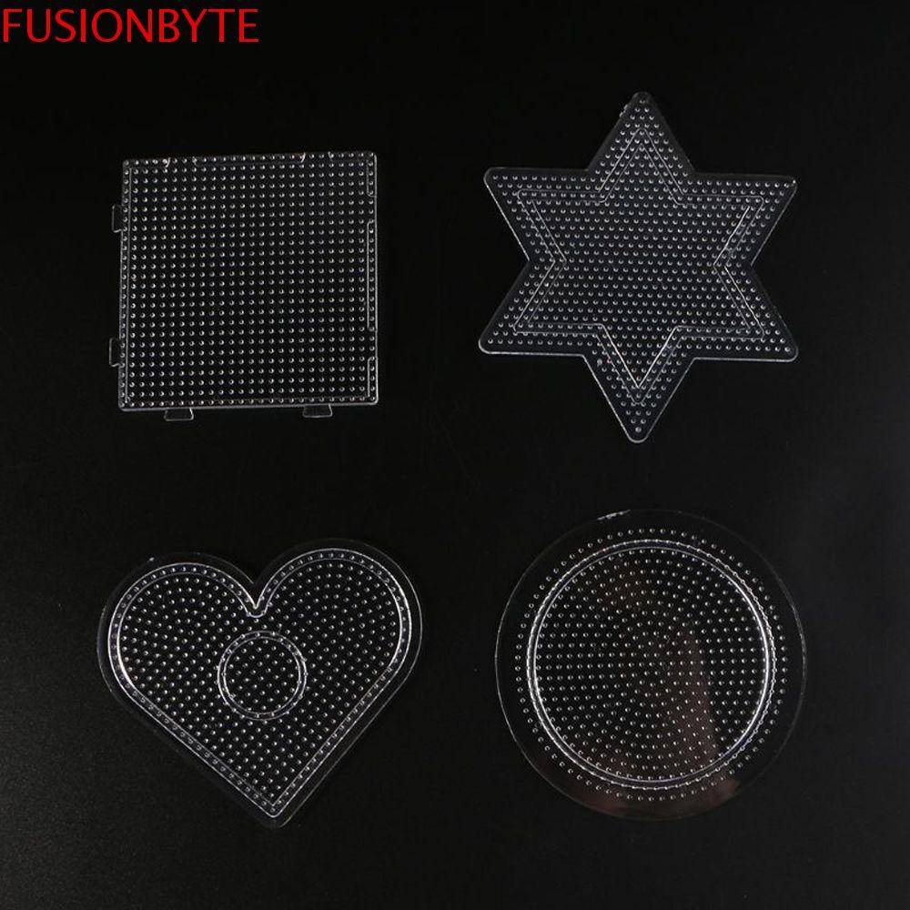 Fusionbyte ลูกปัดแม่แบบ 2.6 มม. perler 1 ชิ้นรูปวัสดุบอร์ดลูกปัดเครื่องมือปริศนา Beadbond จิ๊กซอ ...