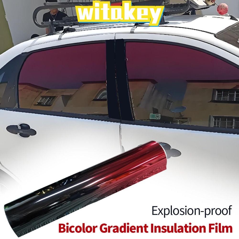 Witakey 2/ ฟิล์มรถยนต์,ฟิล์มเปลี่ยนสีฉนวนกันความร้อนไล่ระดับสี,อุปกรณ์เสริมภายนอกคุณภาพสูง UV ...