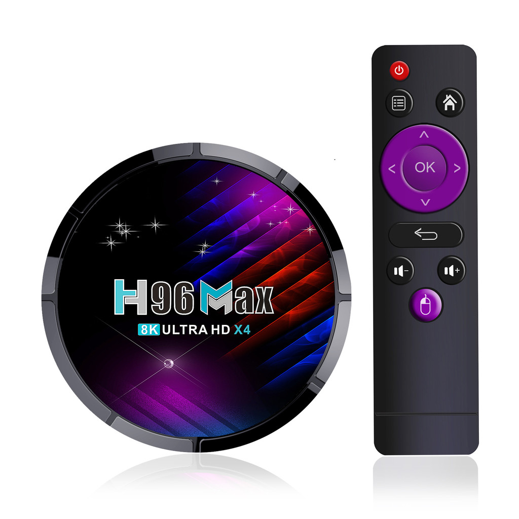 [จัดส่งในวันเดียวกัน] h96 MAX x4 64 s905x4 11.0 Android เล่น HD TV Box | Shopee Thailand