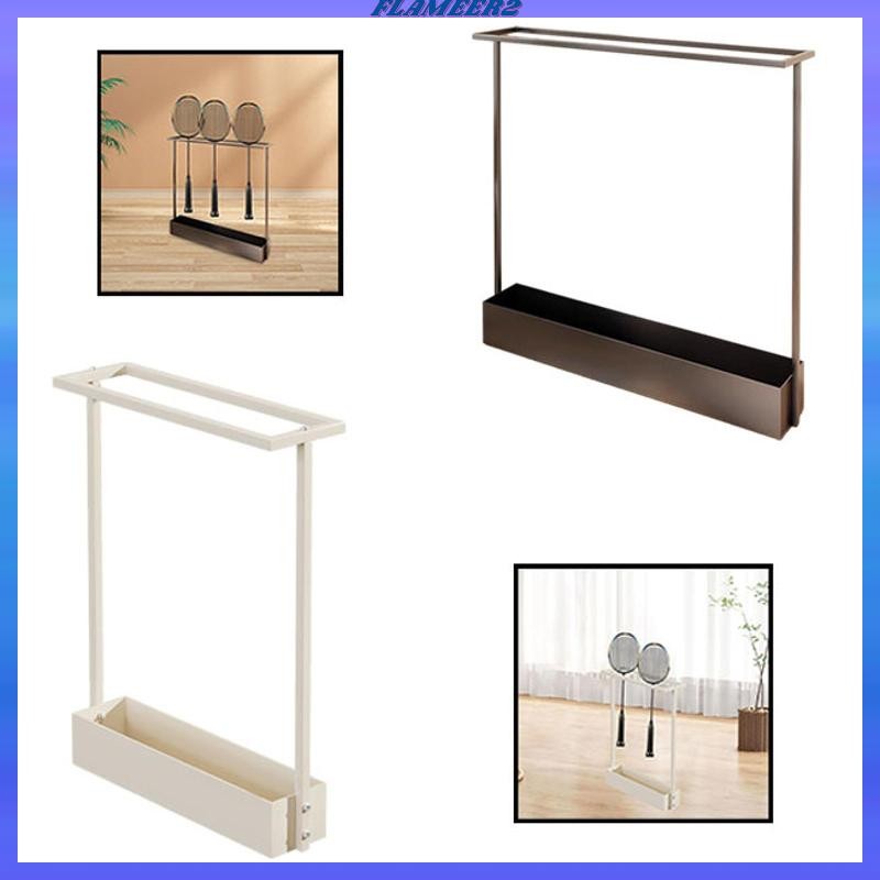 [Flameer2] แบดมินตัน Racquet Storage Rack, ชั้นวางจอแสดงผลชั้นวาง ...