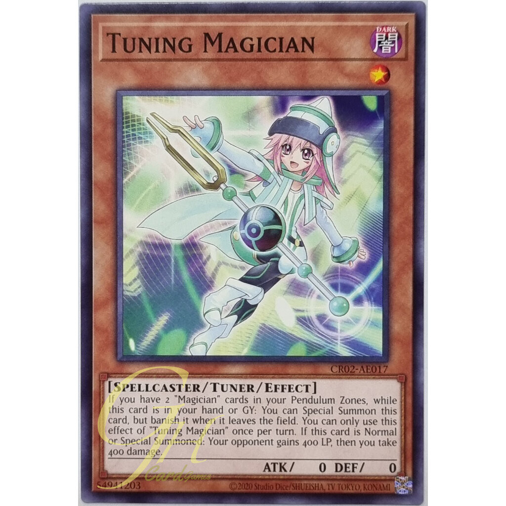 Yugioh [CR02-AE017] Tuning Magician (Common) | Shopee Thailand