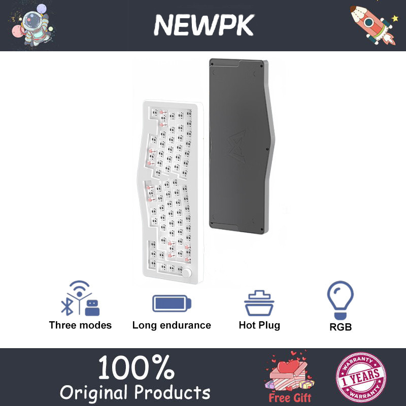 Monka Alice67Pro ชุดปะเก็นคีย์บอร์ดไร้สาย สามโหมด | Shopee Thailand