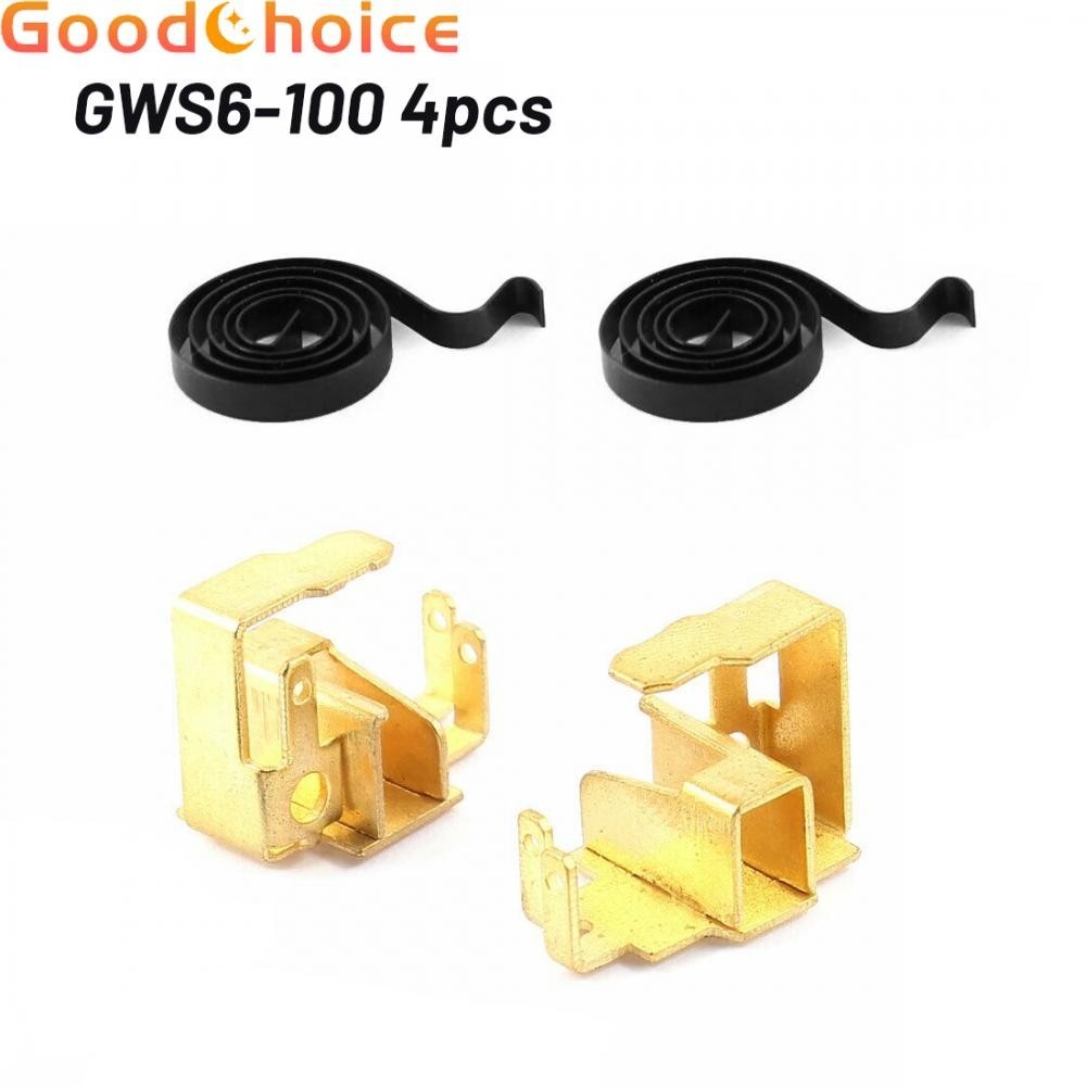 For Bosch GWS6-100 New 2*Angle Grinder Parts Carbon Brush Spring ...