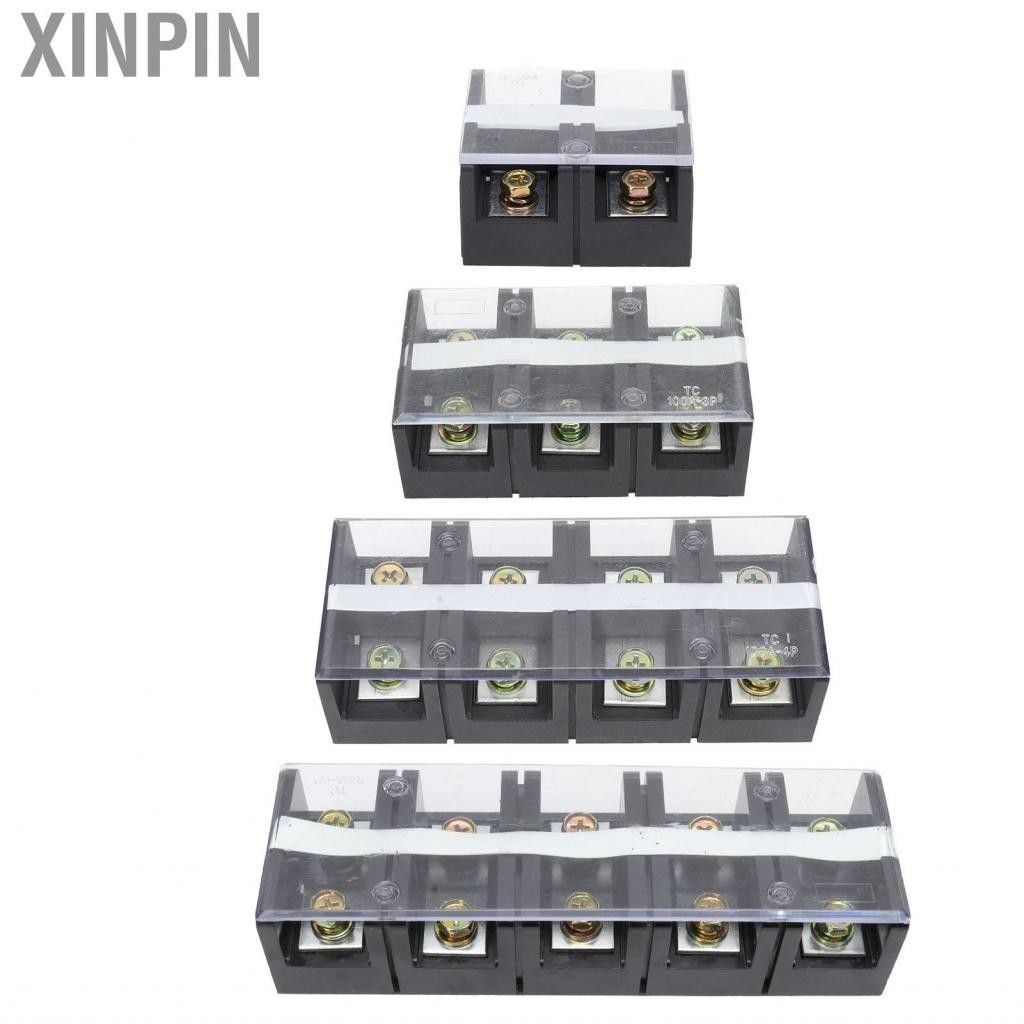 Xinpin 2Pcs 2/3/4/5 Positions Screw Terminal Electric Barrier Strip ...
