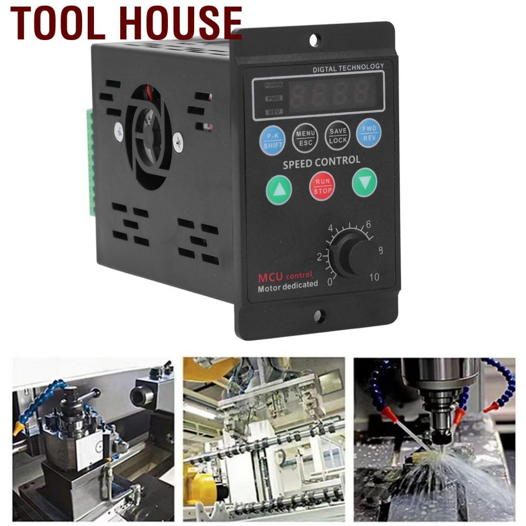 Tool House ไดรฟ์ความถี่ตัวแปร 3 เฟสพีซี 90W MINI 1PH 176-264V อินพุต 3PH 0-220V เอาต์พุตสำหรับ ...