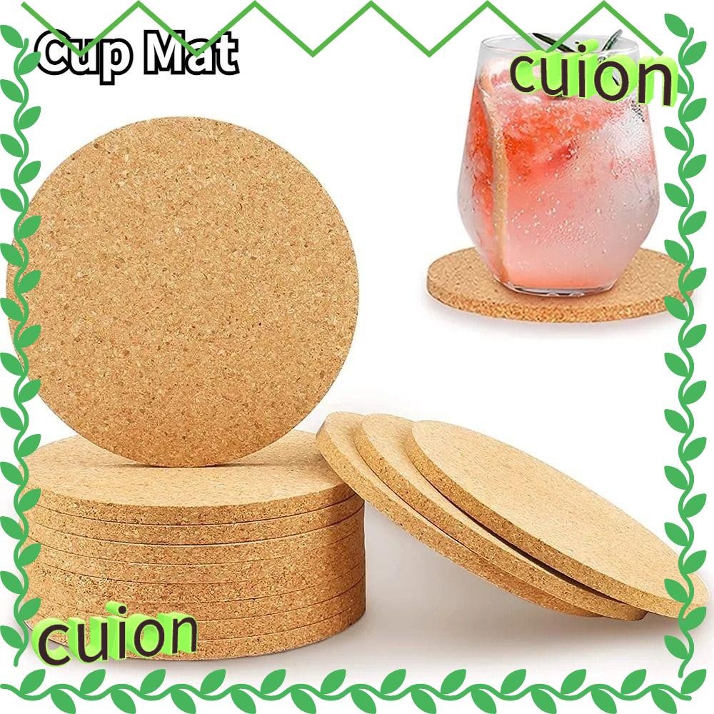Cuion1413 Coaster, Anti Slip Cork ถ้วยน้ํา, DIY Square Circular Heat ...