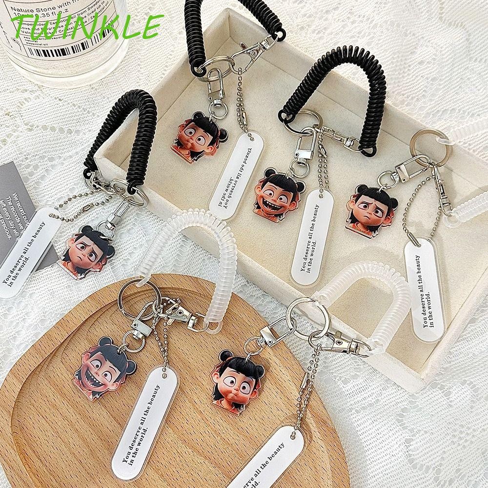Twinkle1 Nezha 2 ตัวเลขพวงกุญแจ,อะคริลิคภาพยนตร์อะนิเมะ Ne Zha 2 Key ...