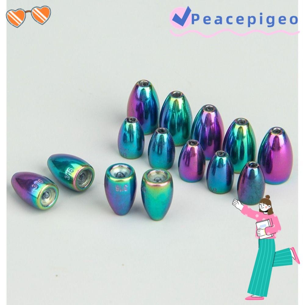 Peacepigeo 1/2/3/4/5pcs ตกปลาทังสเตน fall, Tear Drop น้ําหนักเพิ่มเติม Sinker, คุณภาพสูง Shot ...