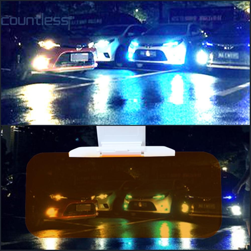 ปรับ Sun Blocker พับพลิกลง Clear View Visor HD Day Night Anti-Dazzle ...