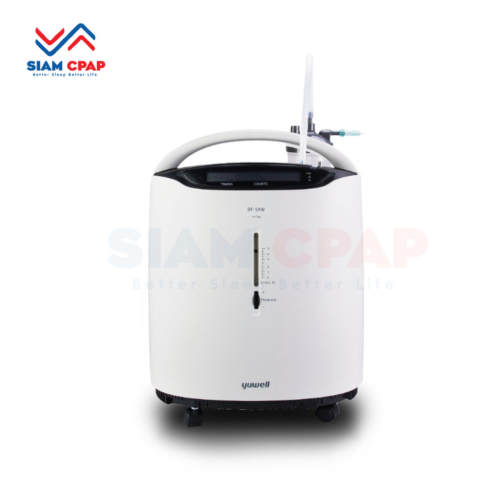 เครื่องผลิตออกซิเจน ขนาด 5 ลิตร Yuwell รุ่น 8F-5AW ประกันศูนย์ไทย 3 ปี ...