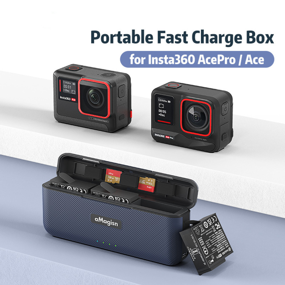เคสชาร์จเร็ว อุปกรณ์เสริม สําหรับ Insta360 Ace Pro Shadow Stone Ace Pro ...