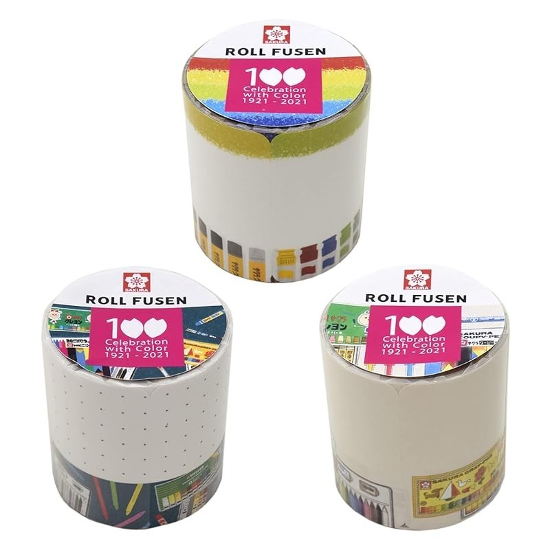 【ส่งตรงจากญี่ปุ่น】Sakura Craypas Roll Fusen ชุดครบรอบ 100 ปี 3 แบบ ...