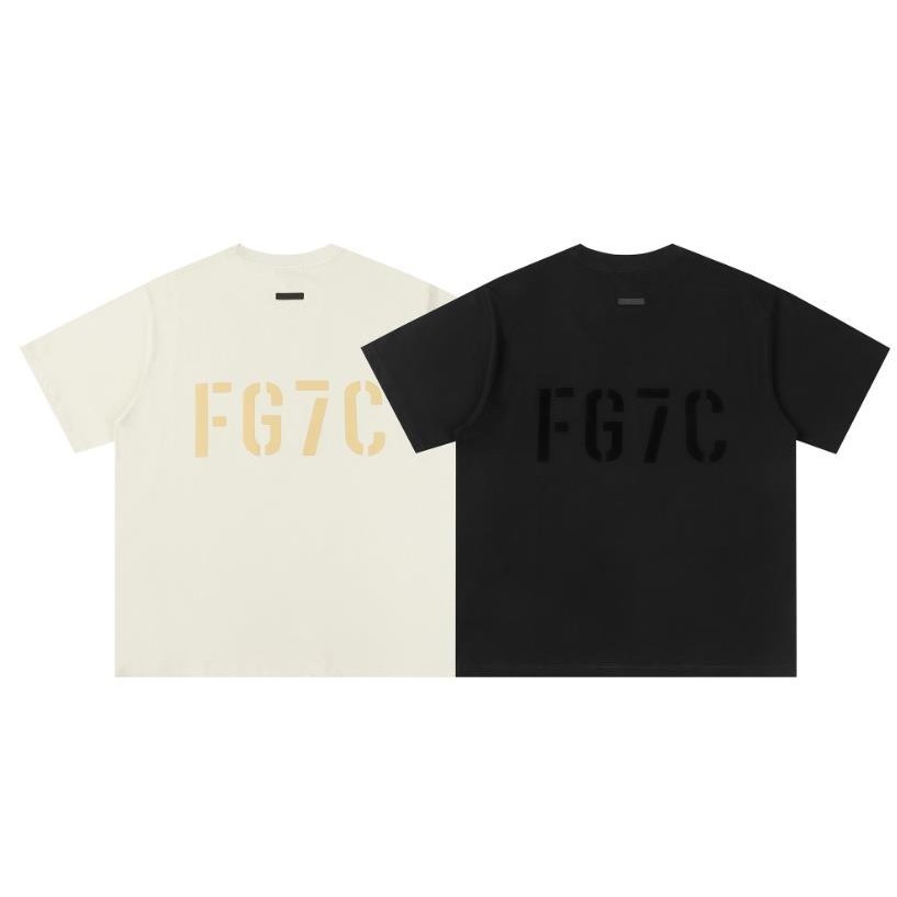 พร้อมส่ง เสื้อยืดแขนสั้น ผ้าฝ้ายแท้ พิมพ์ลายตัวอักษร FEAR OF GOD FOG ...