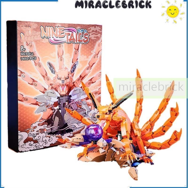 โมเดลตัวต่อ Naruto: Nine Tails Monster Fox เหมาะกับของขวัญวันเกิด ของ ...