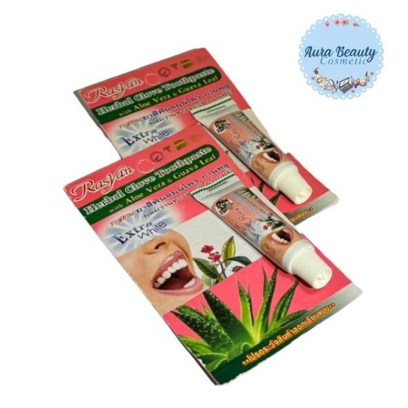 Rasyan Clove Toothpaste With Aloe Vera & Guava Leaf ยาสีฟันสมุนไพร สูตร ...