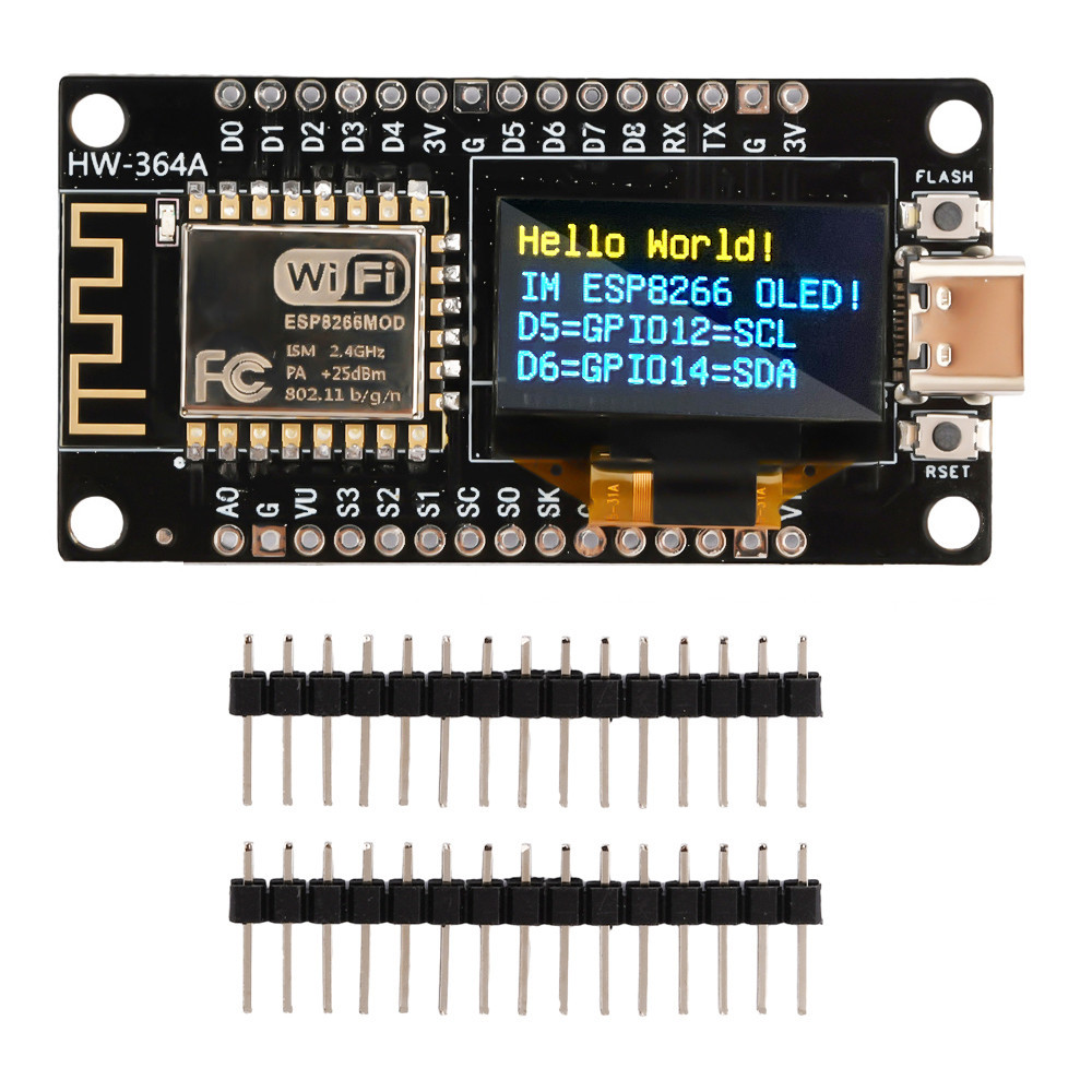 Nodemcu ESP8266 บอร์ดทดลอง พร้อมจอแสดงผล OLED 0.96 นิ้ว โมดูลไดรเวอร์ ...