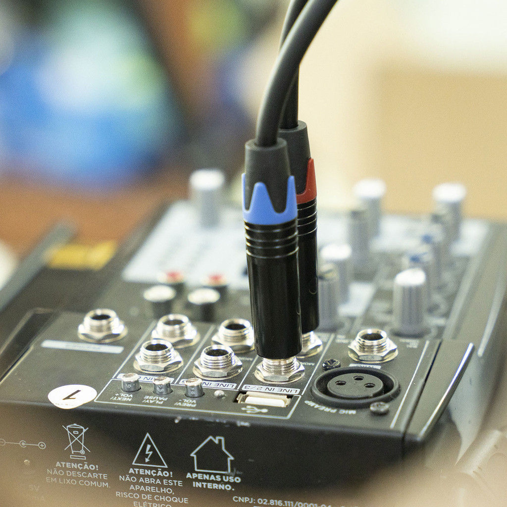 LZ2 Dual 6.35 มม.ชายไป XLR หญิง 24K Gold Plated Connectors 1/4 นิ้ว Y ...
