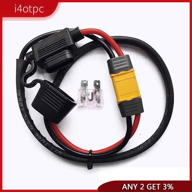 I4otpc XT60 สายเคเบิลซิลิโคน 14AWG ตัวเมีย ตัวผู้ ทนต่ออุณหภูมิสูง สําหรับจักรยาน E-Bike ...