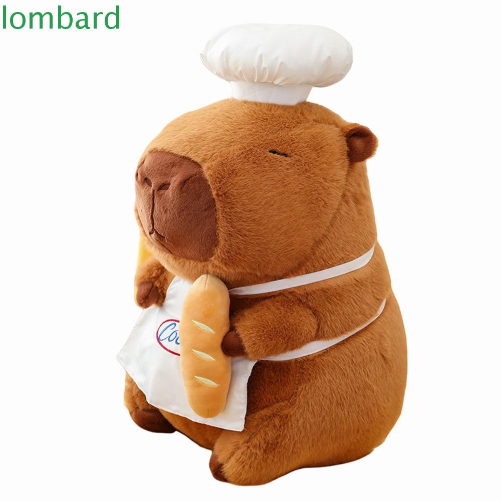 Lombard ตุ๊กตา Capybara, Cook Baking Capybara ของเล่นตุ๊กตา,น่ารัก ...