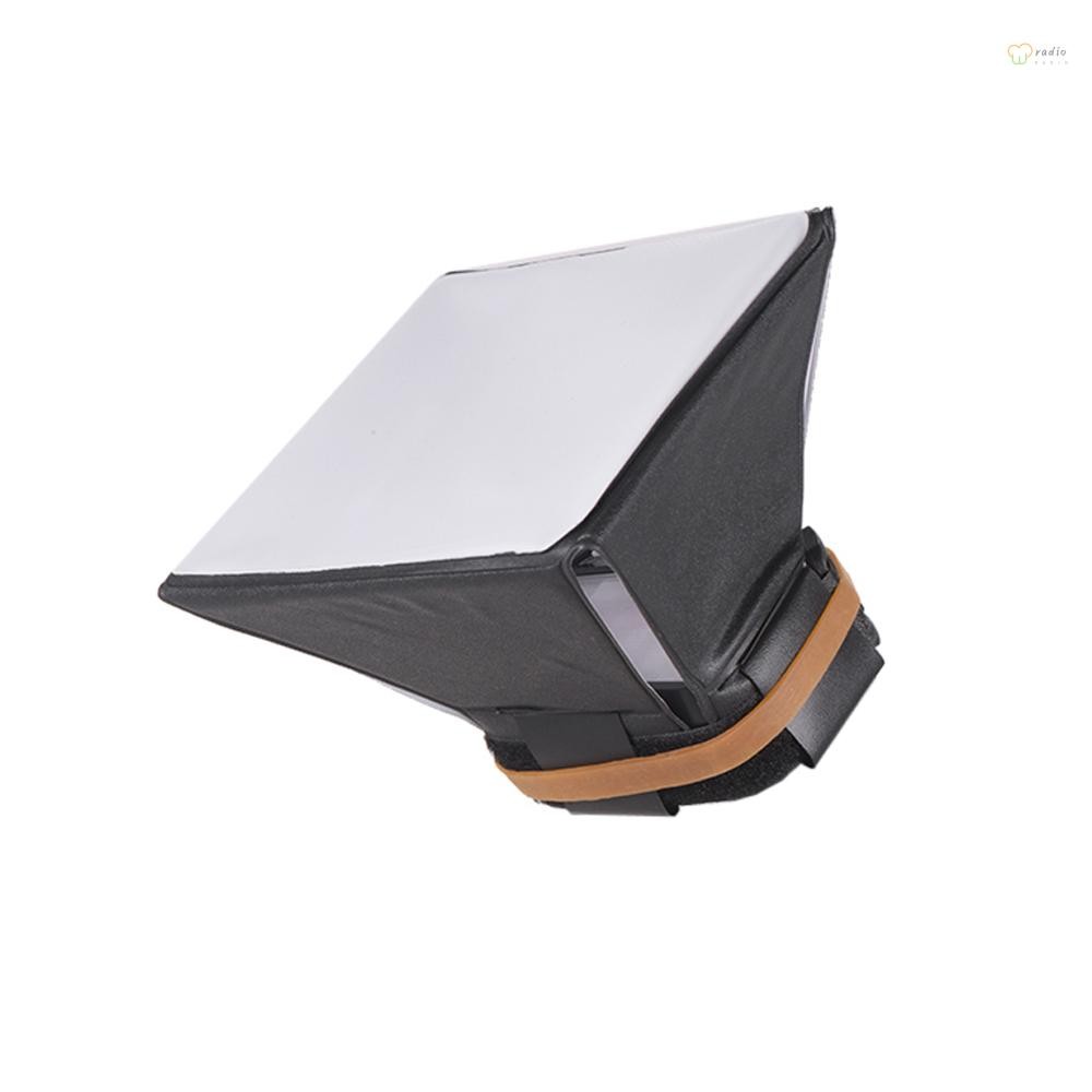 การถ่ายภาพแบบพกพา Flash Diffuser Mini Softbox Kit สําหรับ Canon EOS ...