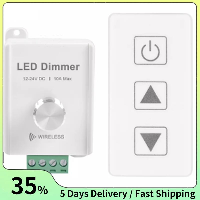 Dc12v-24v 10A Wireless LED Strip Dimmer พร้อมรีโมทสัมผัสสําหรับ LED ...