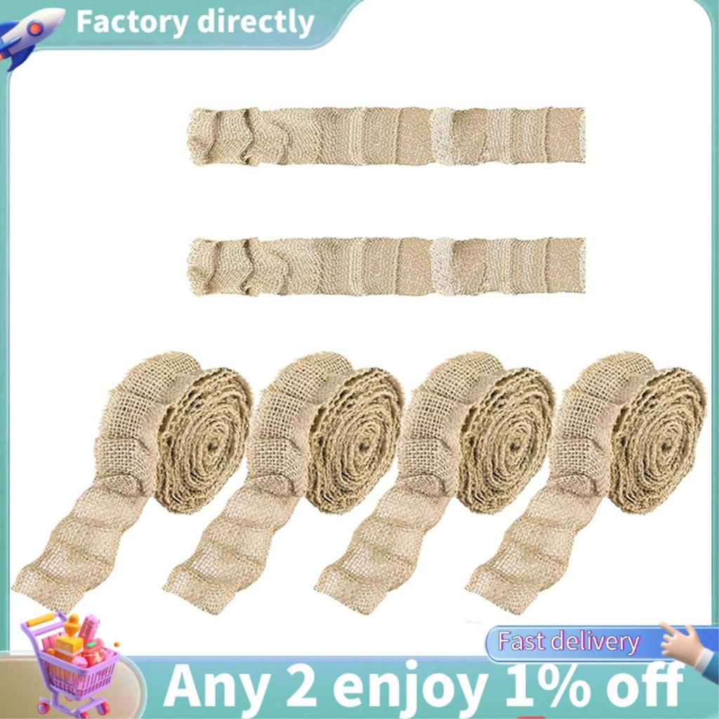E7-6 ม้วน Ruffled Bulletin Board ขอบ Burlap Bulletin Board Trim- DIY ...