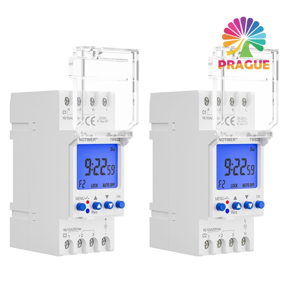 2 ช่อง Time Switch Din Rail Timer Relay พร้อมรีเลย์ 2 ช่องสัญญาณอิสระ H ...