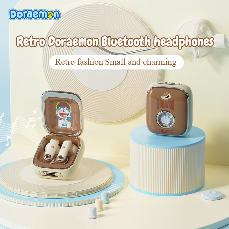 Doraemon RAU0755 ไร้สายบลูทูธ 5.3 หูฟัง HiFi คุณภาพเสียงยาวความอดทน ...