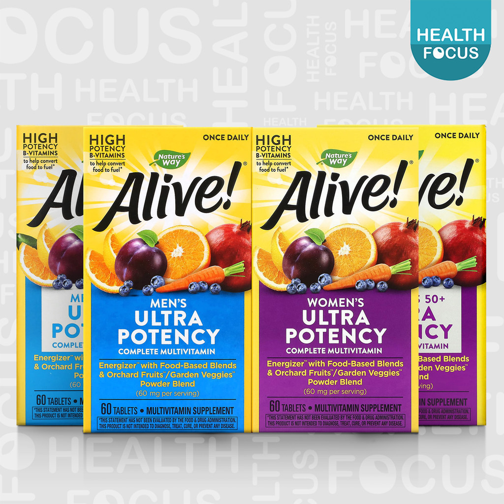[พร้อมส่ง] Nature's Way Alive Ultra Protency Multivitamin วิตามินรวม ...