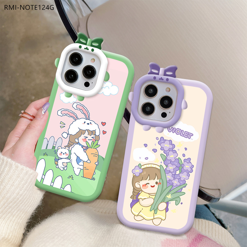 Xiaomi Redmi Note 12 Pro 4G 5G เคสเรดมี สำหรับ Cartoon Flower Girl เคส ...