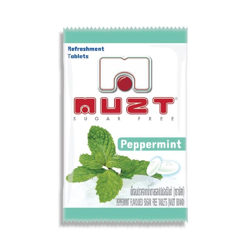 MUZT เม็ดอม รสเปปเปอร์มินต์ 300 กรัม (2 กรัม x 150 ซอง) มัสท์ | Shopee ...