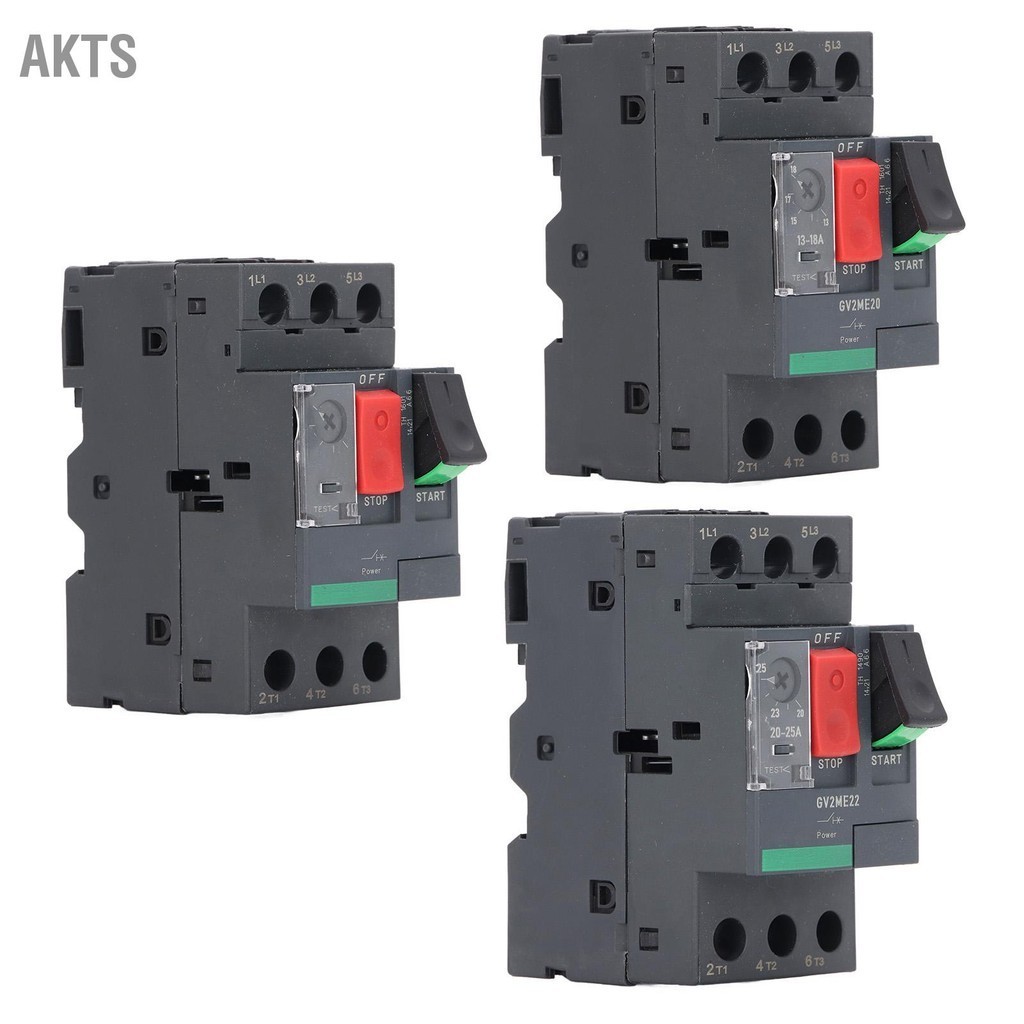 AKTS มอเตอร์ Circuit Breaker ป้องกันการโอเวอร์โหลด Thermal Magnetic ...