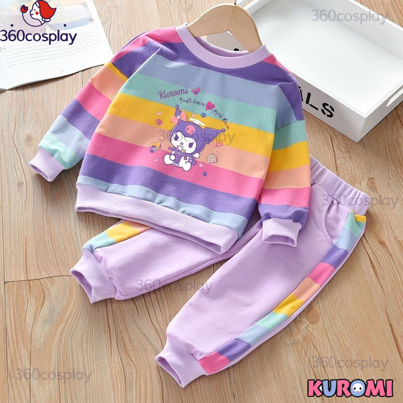 Sanrio Kuromi Melody Rainbow 2 ชิ้น ชุดสูทเจ้าหญิงหวาน นักเรียน เสื้อ ...