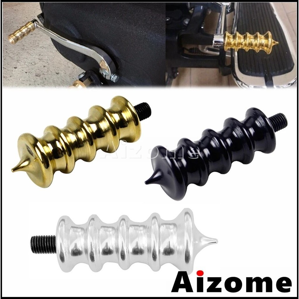 AI 8mm Motorcycle Shift Pegs Footpegs Toe Gear Foot Shifter For Harley ...