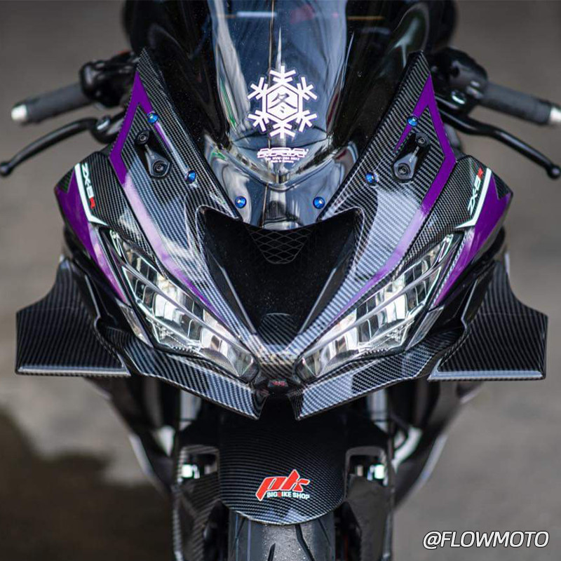 For Kawasaki Ninja ZX6R Pure Carbon Winglet | Shopee Thailand