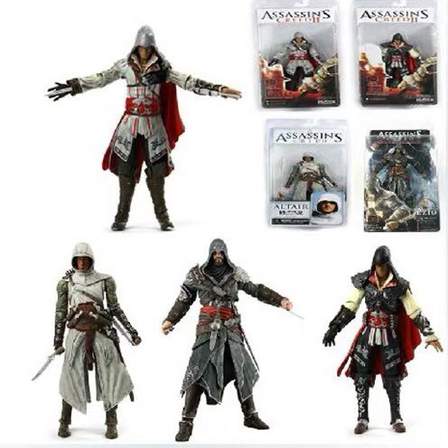 ฟิกเกอร์โมเดล NECA Assassin's Creed 2 Altaïr นักฆ่าขาว EZIO Revelations ...