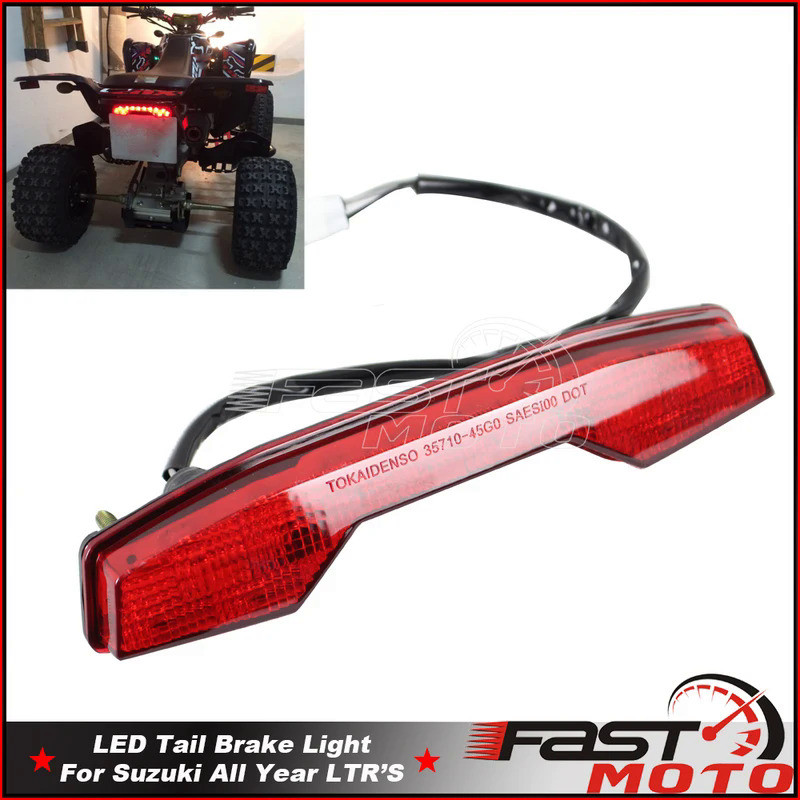Mf For Suzuki LTR450 LTR 450 Red LED Tail Light Rear Brake Light 12V ...