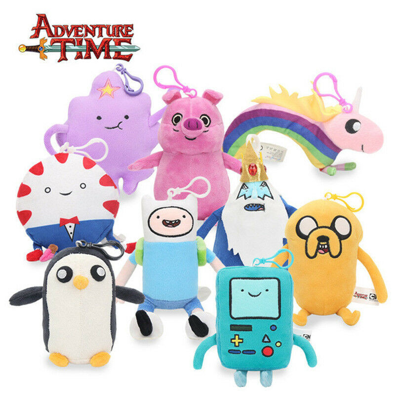พวงกุญแจ จี้ตุ๊กตาฟิกเกอร์ Adventure Time Finn Jake Beemo BMO แบบนิ่ม ...