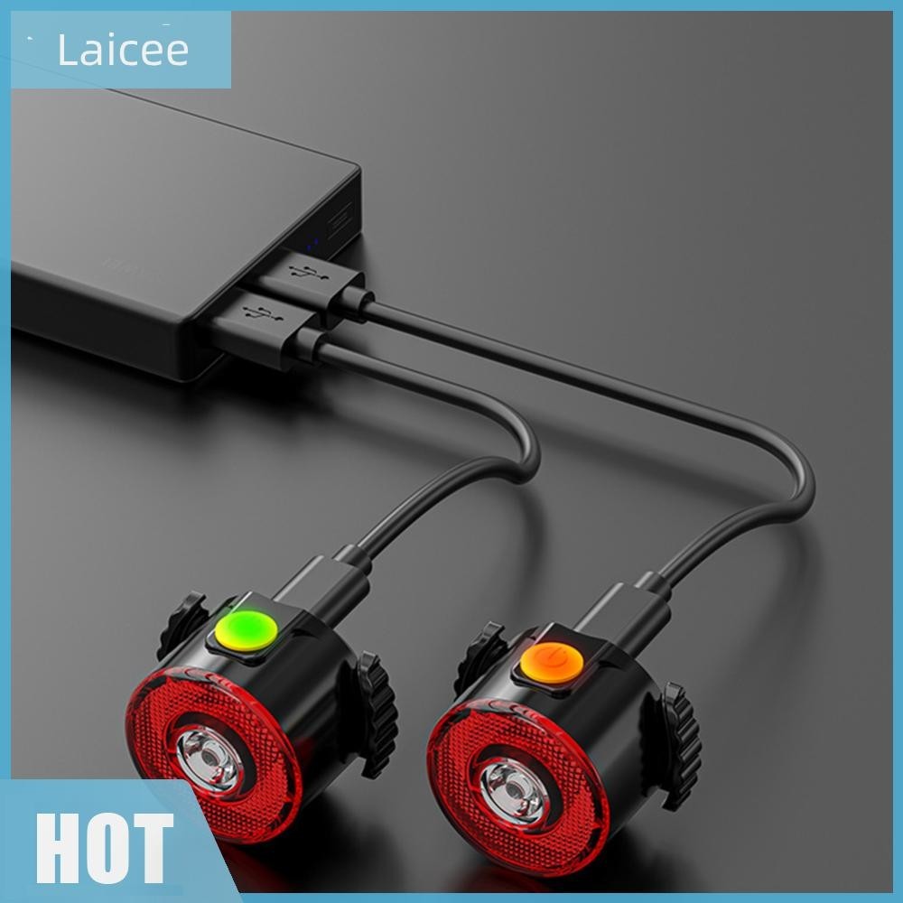 [Laicee.th] ไฟท้ายจักรยาน LED 30LM 250mAh 7 โหมด ชาร์จ USB กันน้ํา | Shopee Thailand