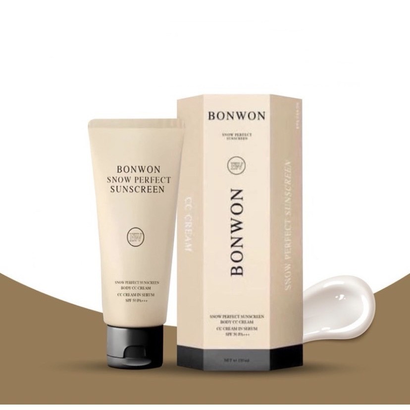 กันแดดบอนวอน SPF 50 PA+++ Bonwon Snow Perfect Body CC Cream กันแดดผิว ...