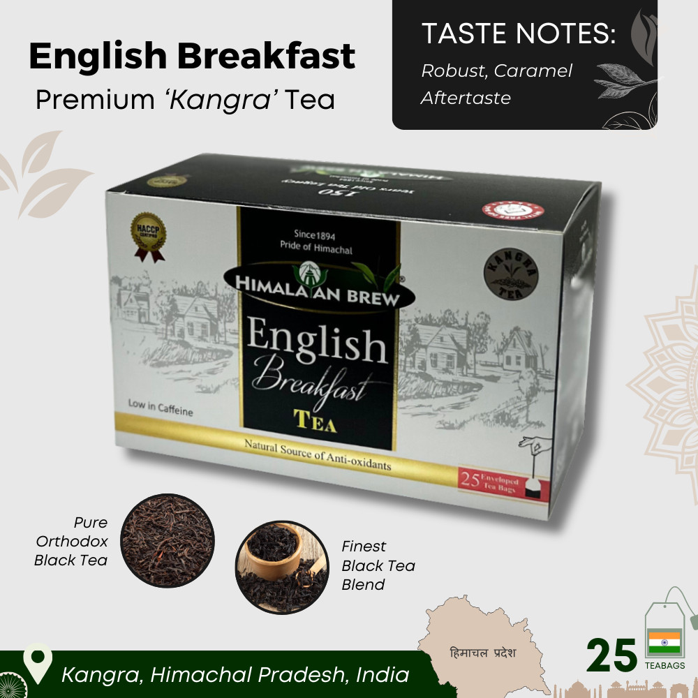 Himalayan Brew English Breakfast (25 tea bags) ชาสีอำพันสว่าง อิงลิช ...