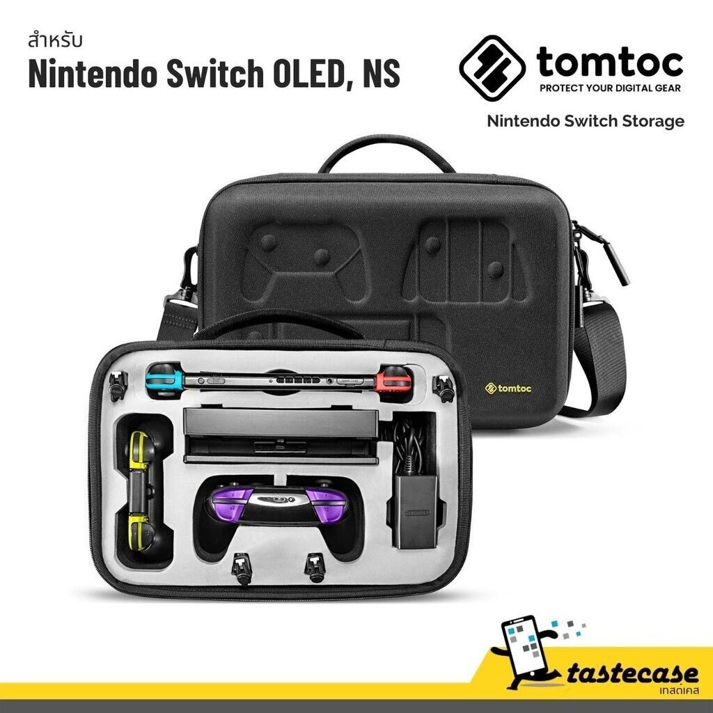 Tomtoc Nintendo Switch Storage Back กระเป๋าสำหรับ Nintendo Switch พร้อมช่องเก็บ | Shopee Thailand