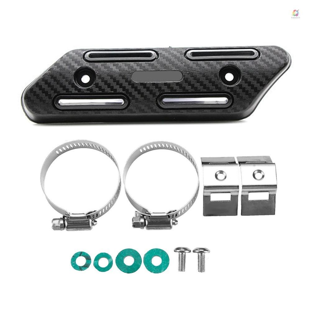 Kawath ตัวป้องกันความร้อนท่อไอเสียรถจักรยานยนต์ เรโทรฟิต CRF มอเตอร์ไซด ...