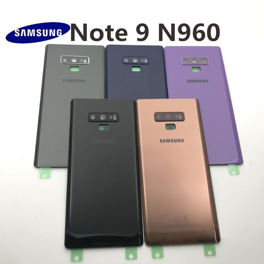 ใหม่ Samsung Galaxy NOTE 9 N960 N960F SM-N960FD แบตเตอรี่ฝาหลังประตู ...