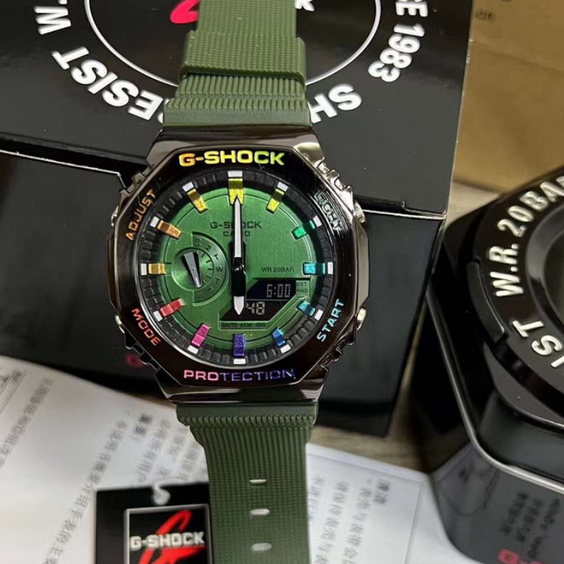 G-SHOCK GM-2100 สแตนเลสซีรีส์กีฬานาฬิกา GM-B2100BD-1A Gm2100 สแตนเลสกีฬานาฬิกาแฟชั่นนาฬิกา k849 ...
