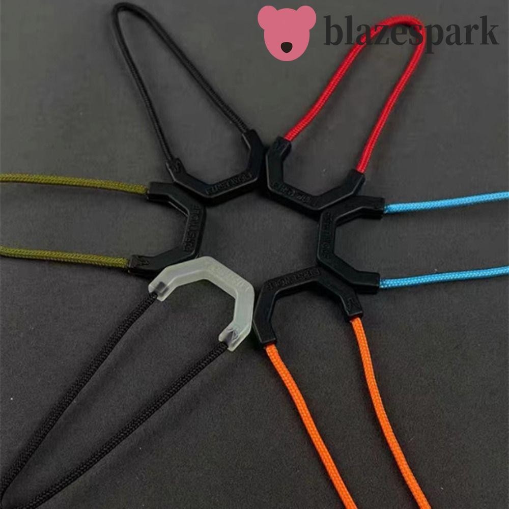 Blazespark เชือกลวดซิปเรืองแสงเรืองแสงในที่มืดดึงเชือกเส้นเล็ก, ซิปเชือกที่ถอดออกได้ Anti-lost ...